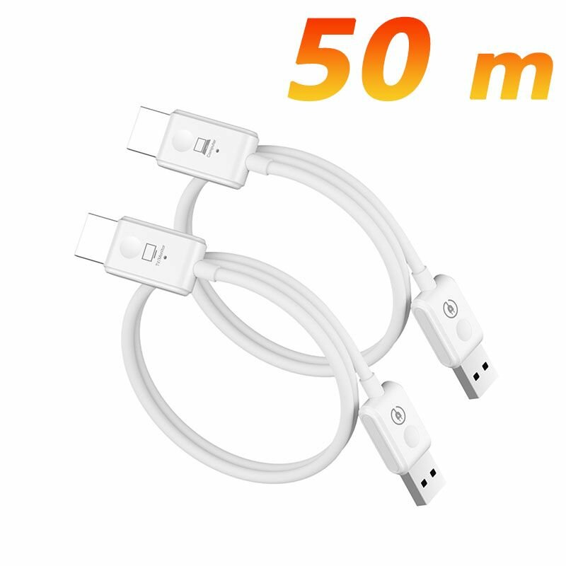 CS6 50m беспроводной HDMI удлинитель аудио видео передатчик и приемник камера ПК к монитору телевизор проектор дисплей адаптер