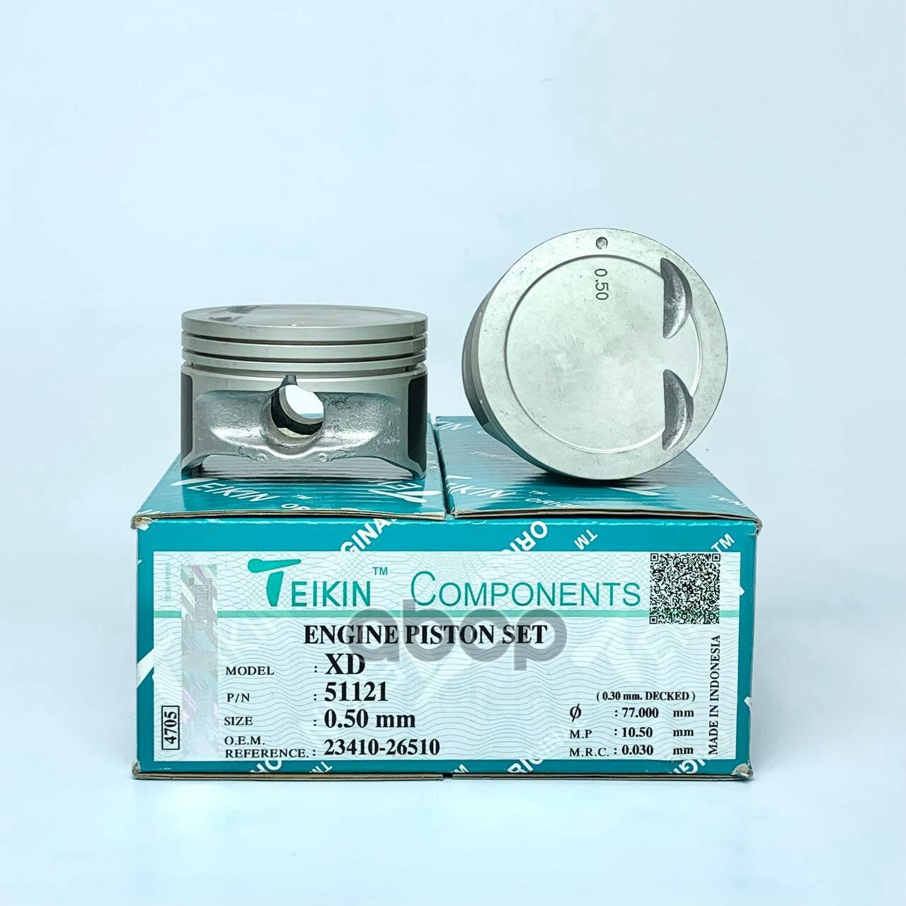 Поршни (к-т 4шт) 0,50 TEIKIN арт. 51121 0,50