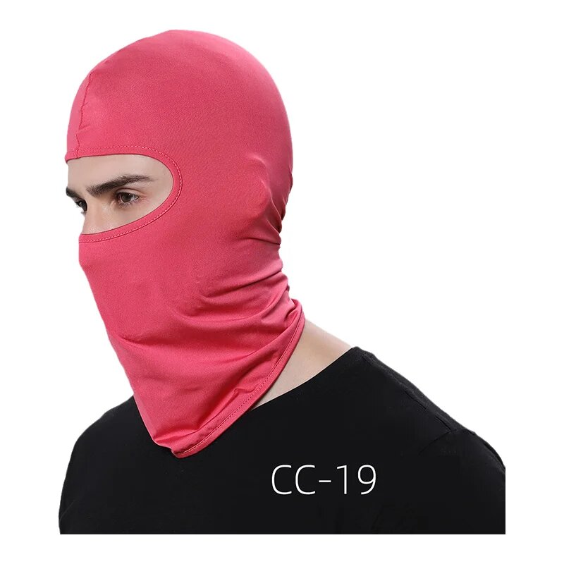 Мотоциклетная маска на шлем, Балаклава 23 Цвета, летние аксессуары для Розовый, CC-19 Peach