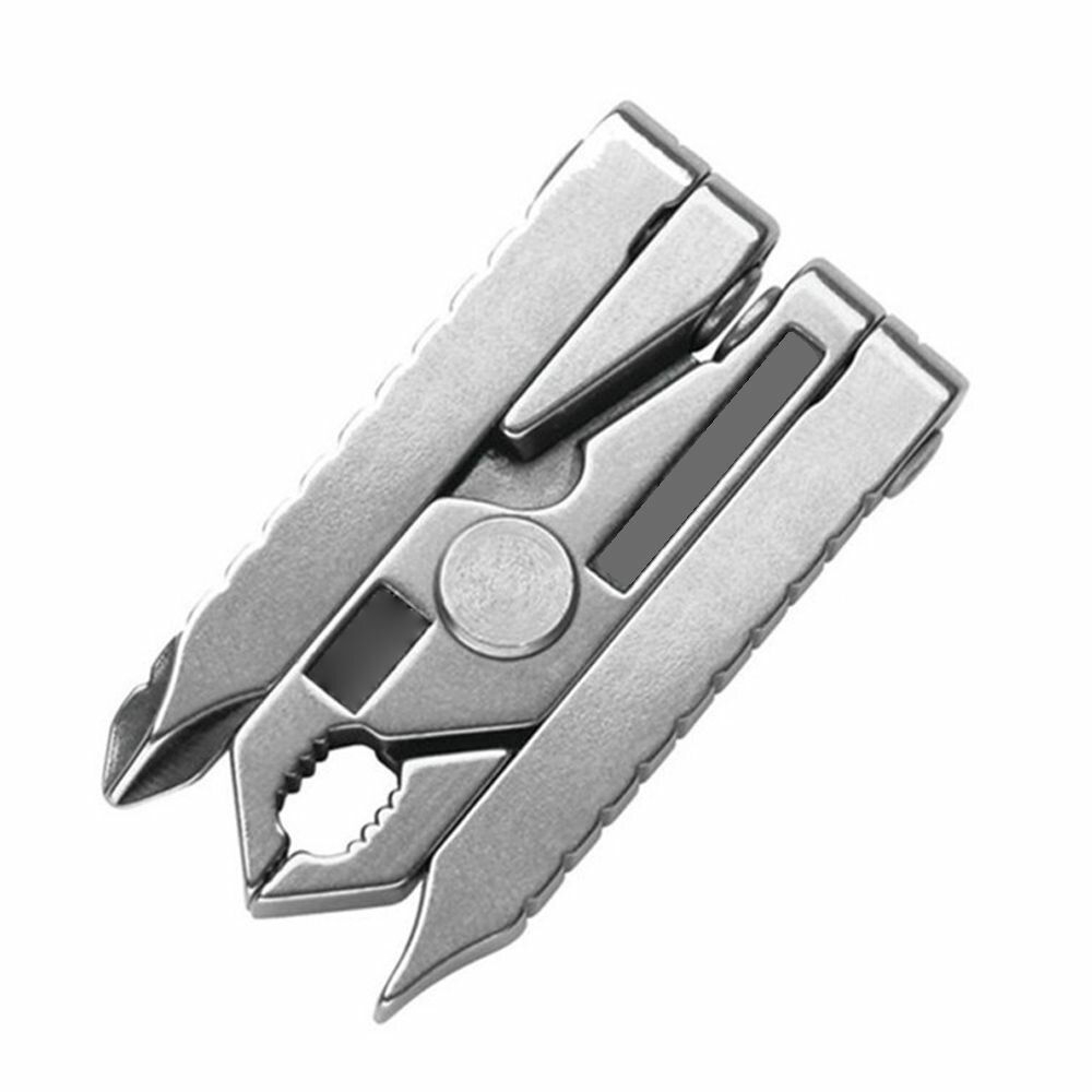 Мини-клещи из нержавеющей стали 420, комбинированный инструмент, брелок, карманная многофункциональная отвертка EDC