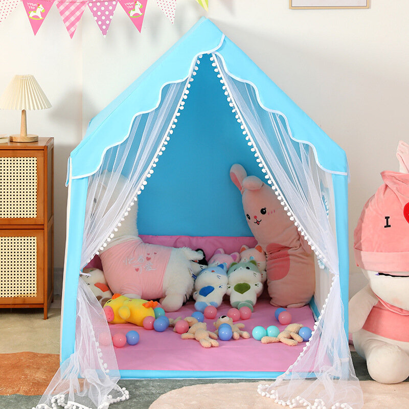Игровой домик Nopino "Голубая Сакура Хаус", полиэфирная ткань, для детей 4-6 лет