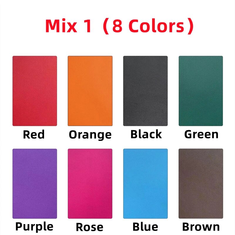 5-25 шт, кожаная задняя пленка высшего качества для защиты телефона, лезвие плоттера, машина для лазерной резки, красный, зеленый, фиолетовый, оранжевый, черный чехол 10pcs
