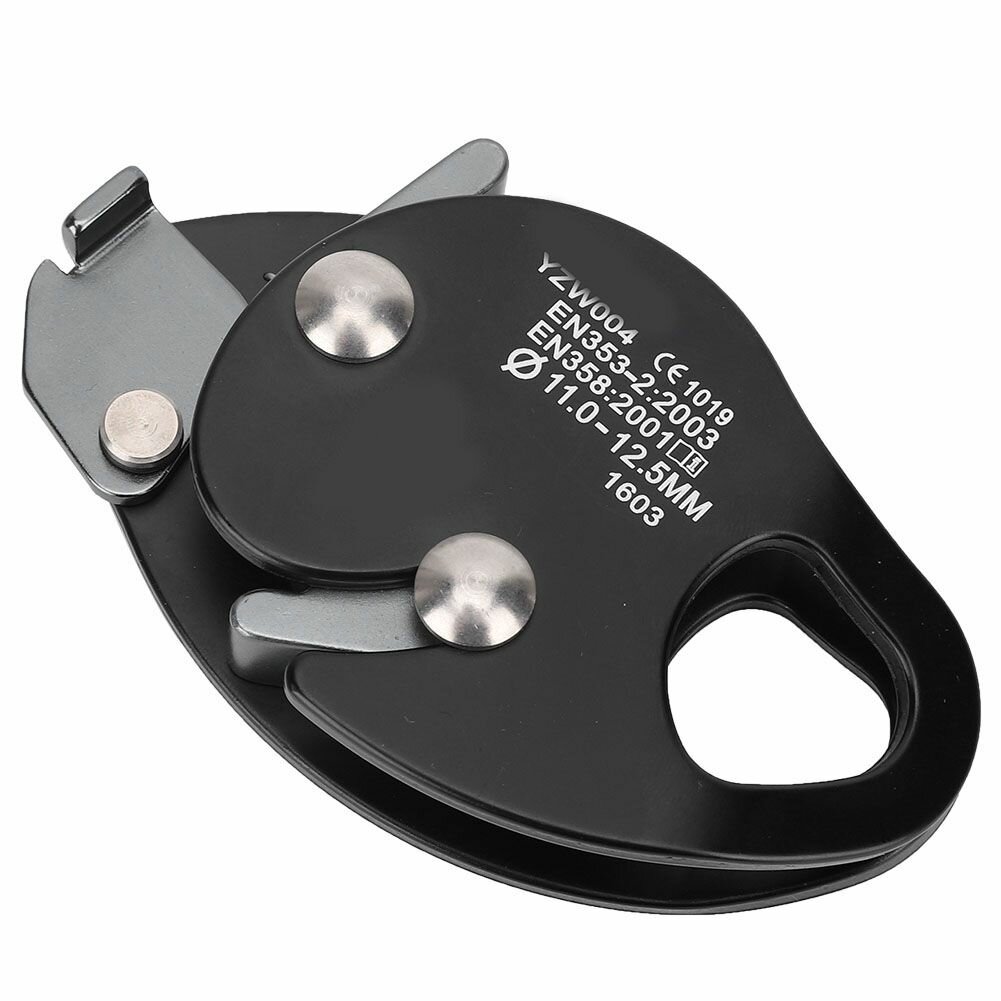 Самотормозящий стоп-спусковой зажим, спасательное кольцо для спуска, альпинистское снаряжение для Ropeblack 11-12,5 мм