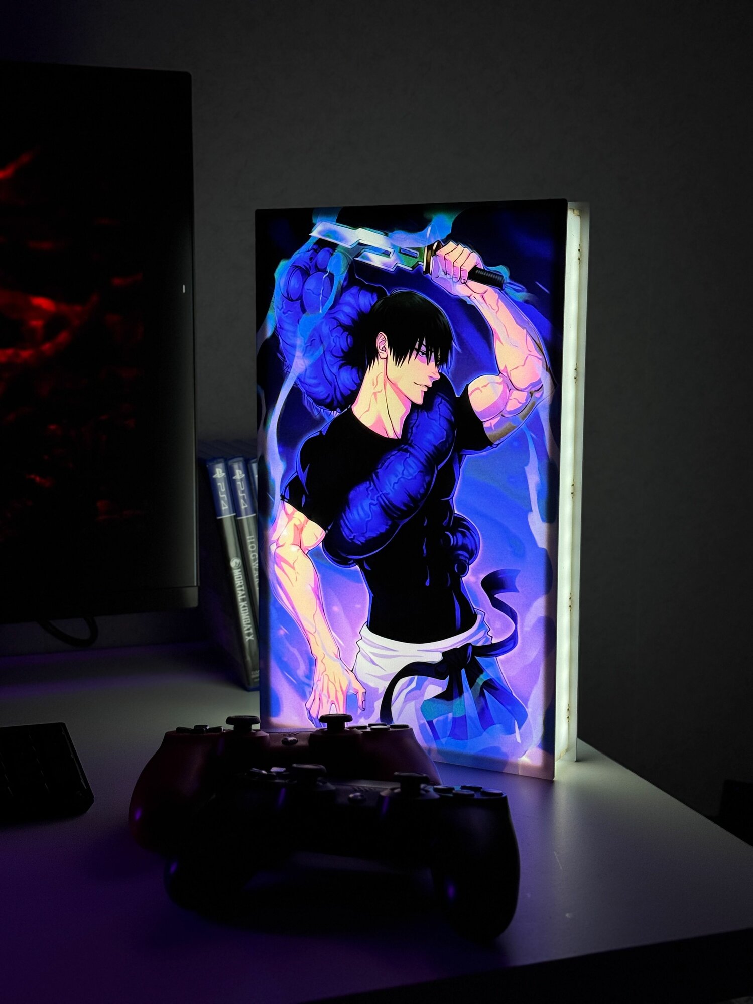 Светильник из акрила по аниме Магическая Битва: Фушигуро Тоджи