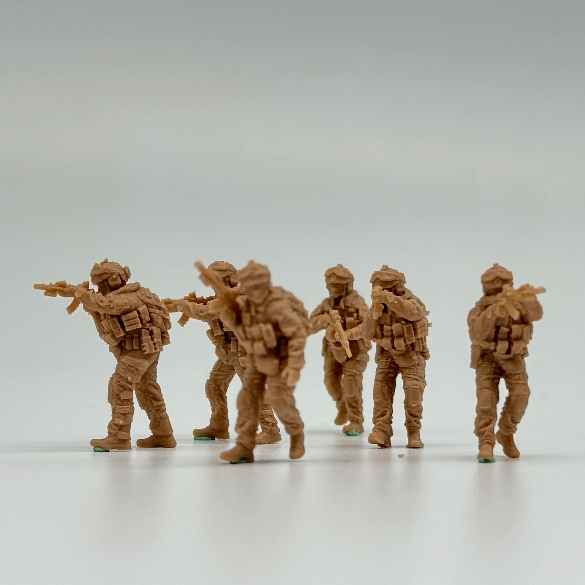 Масштаб 1/72, комплект моделей из смолы, русская альфа, пожарная сила, группа 6, солдаты, настольные фигурки, современная война, неокрашенная диорама, миниатюра