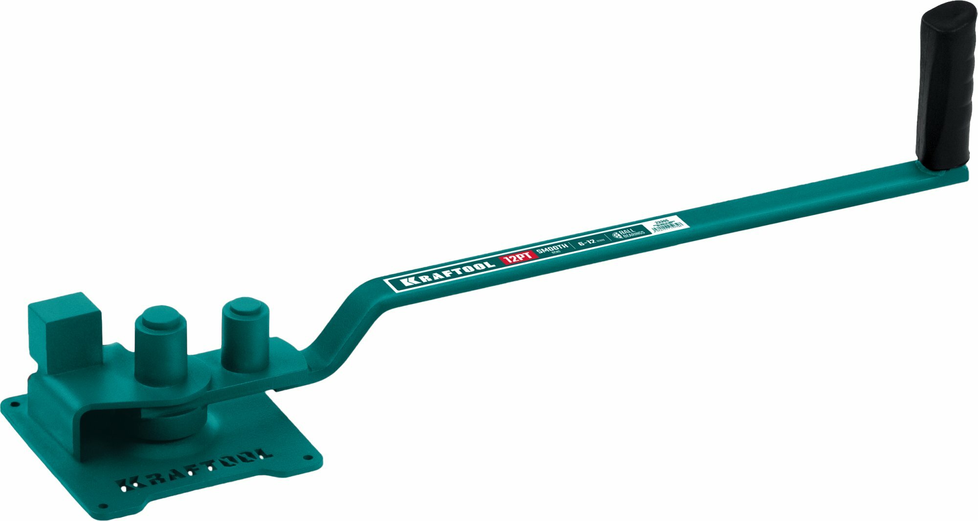 Ручной станок для гибки арматуры на подшипнике KRAFTOOL 12 PT, плавный гиб (23305)