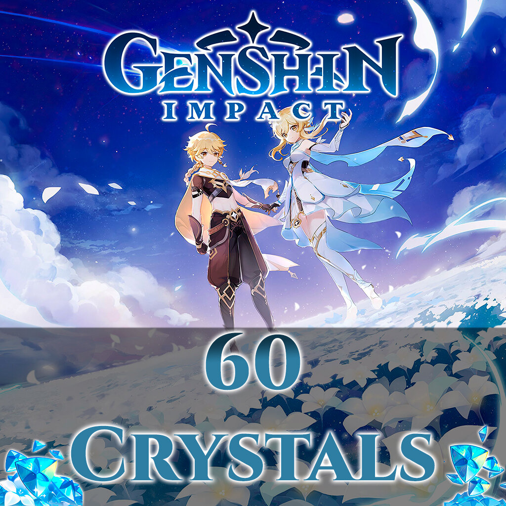 Пополнение по UID Genshin Impact - Весь мир | 60 Genshin Crystals