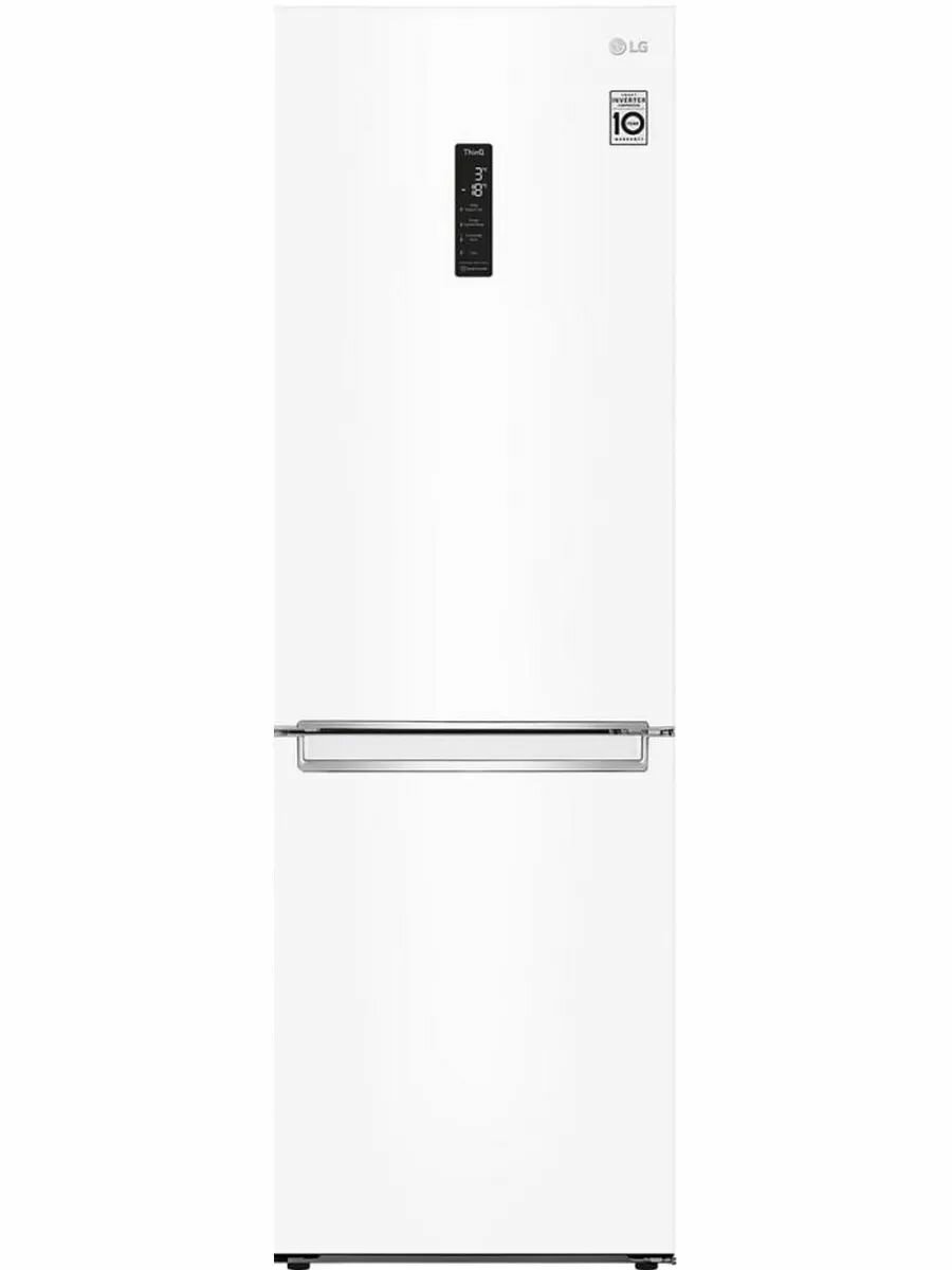 Холодильник двухкамерный LG GC-B459SQSM, A++, полезный объем 341 л, Total No Frost, инверторный компрессор, DoorCоoling+, белый