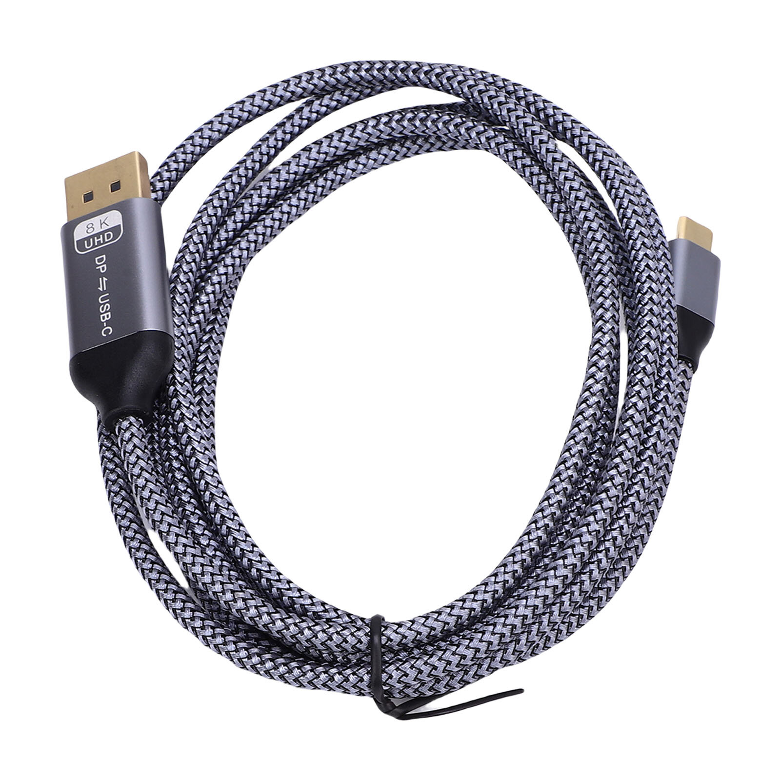 Type C to DisplayPort Cable Fit for MacBook Pro Air Laptop Plug and Play 8K 60Hz USB Woven Cord