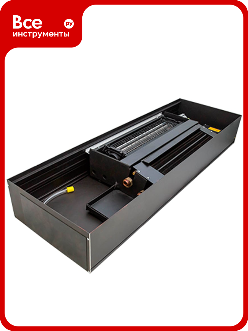 Конвектор с тангенциальным вентилятором Mehlenhoff 2-х трубный QSK EC 260-110-1250 для исключения образования