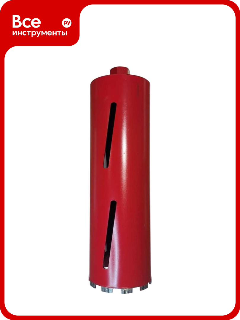 Алмазная коронка IRBISDIAM 112x450 мм, М22, сухорез DRYm22112450 для сухого сверления