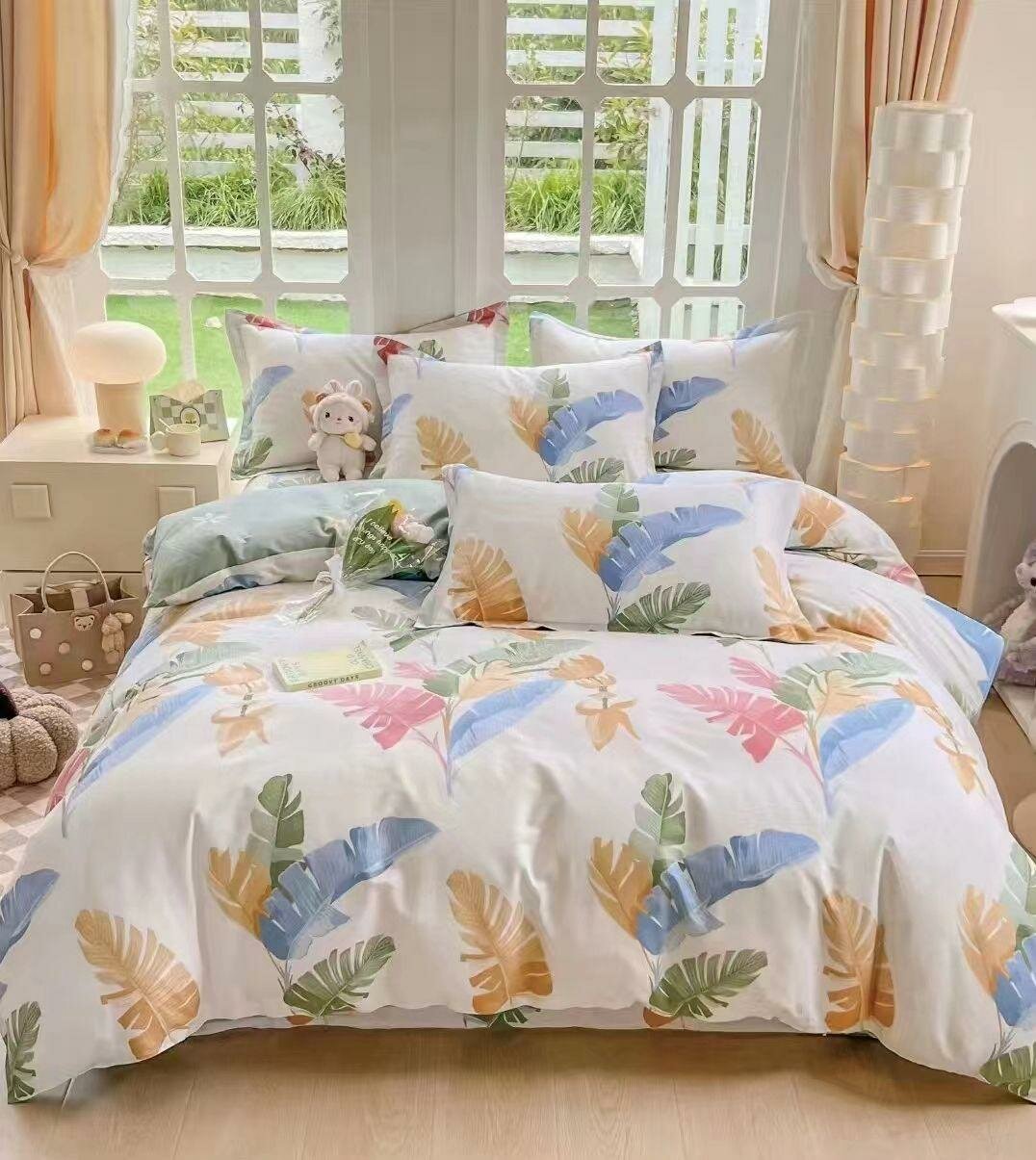 Постельное белье 1.5 спальное 100% хлопок сатин милано