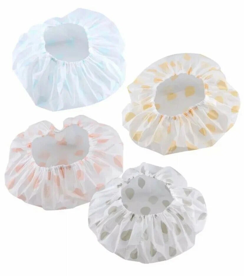 Шапочка для душа многоразовая. Универсальный размер, плотная, цвет в ассортименте