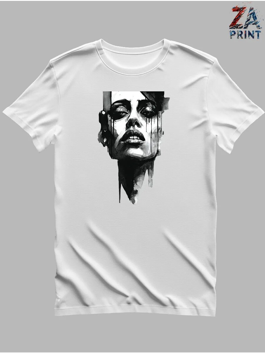 Футболка красивая девушка арт