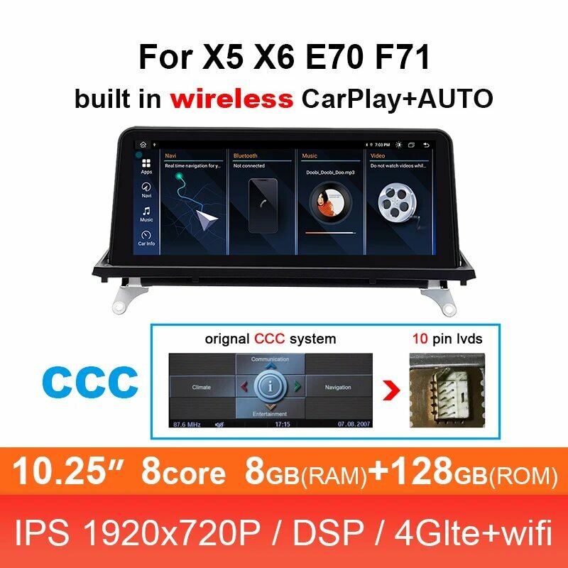 FLTONBOO 8-ядерный 1920X720 DSP IPS Android автомобильный GPS-навигатор радио CCC 128G