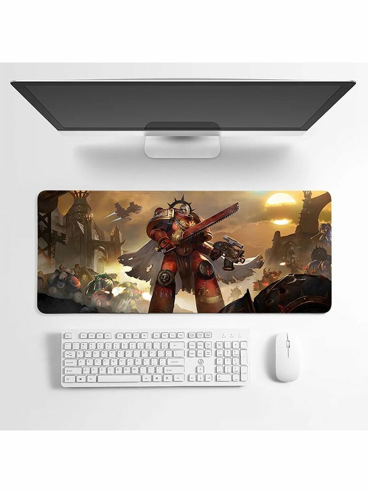 Коврик для мыши и клавиатуры Warhammer 40K "Speed + Control", нескользящая основа, XXL