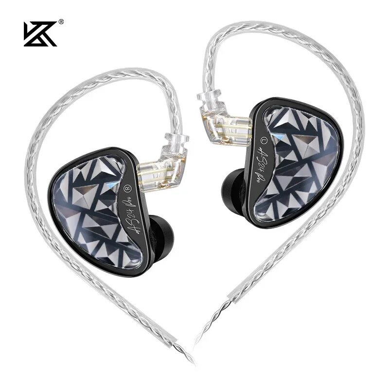 KZ AS24 PRO 24 проводные наушники Standard VersionРегулируемая проводная игровая гарнитура hifi-вкладыши