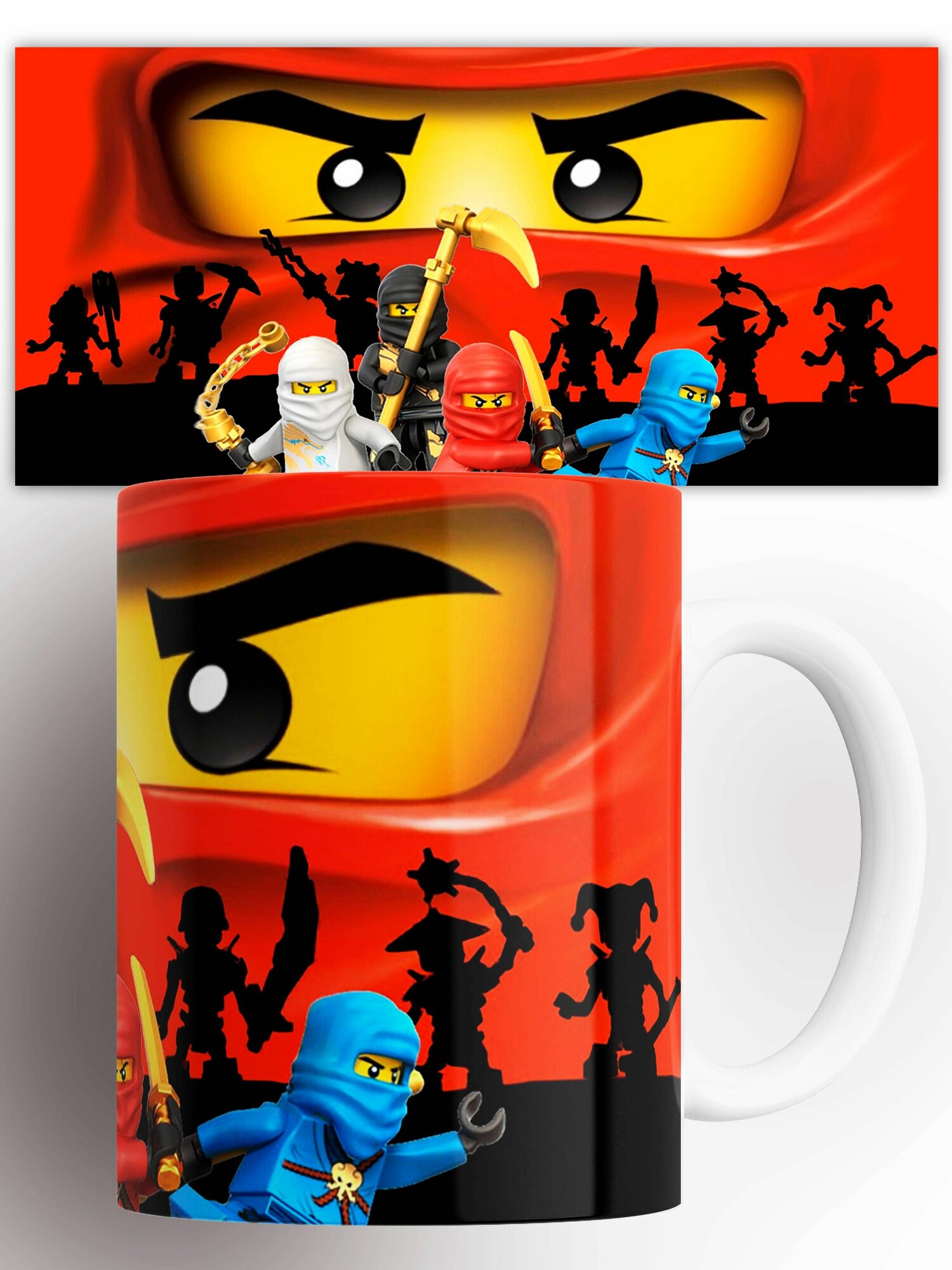 Кружка Лего Ниндзяго Lego Ninjago детская 330 мл