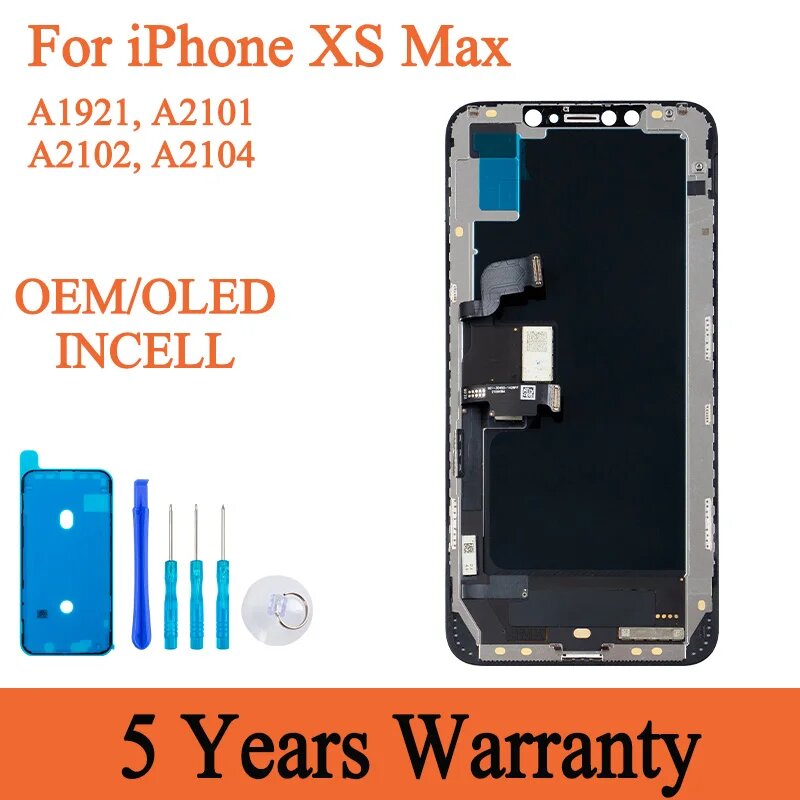AAA +++ OLED для iPhone XS Max Дисплей с 3D сенсорным экраном и дигитайзером для iPhone XS MAX Замена ЖК-панели Поддержка истинного тона