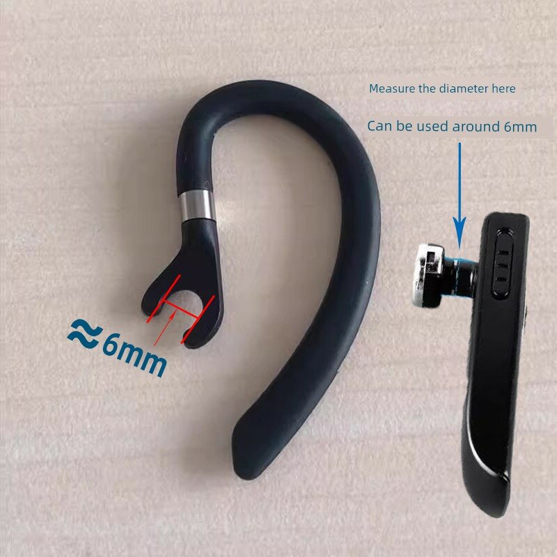 Подходит для Bluetooth-наушников, одинарный, с креплением на ухо, поворот на 360 градусов ° Вращающийся мягкий