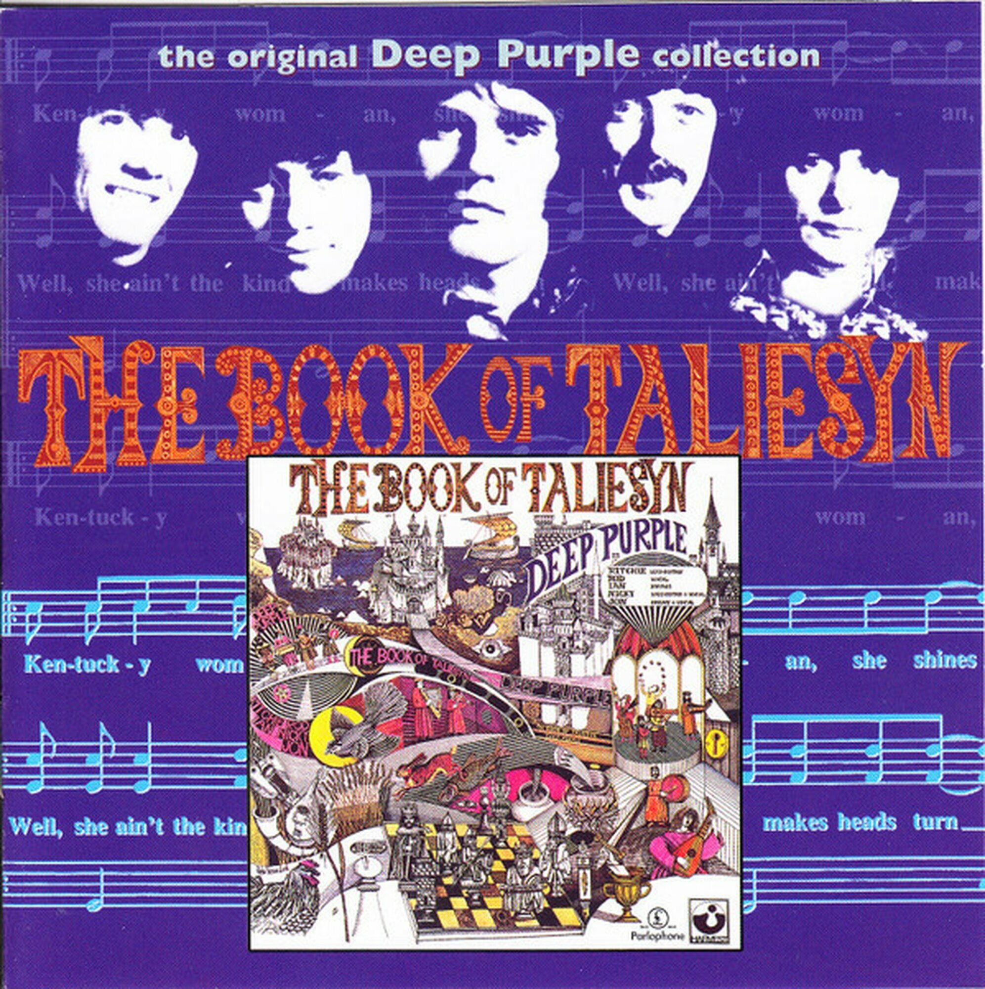 Audio CD Deep Purple The Book Of Taliesyn, CD, Remastered, Repress, зарубежный поп-рок, 1 диск