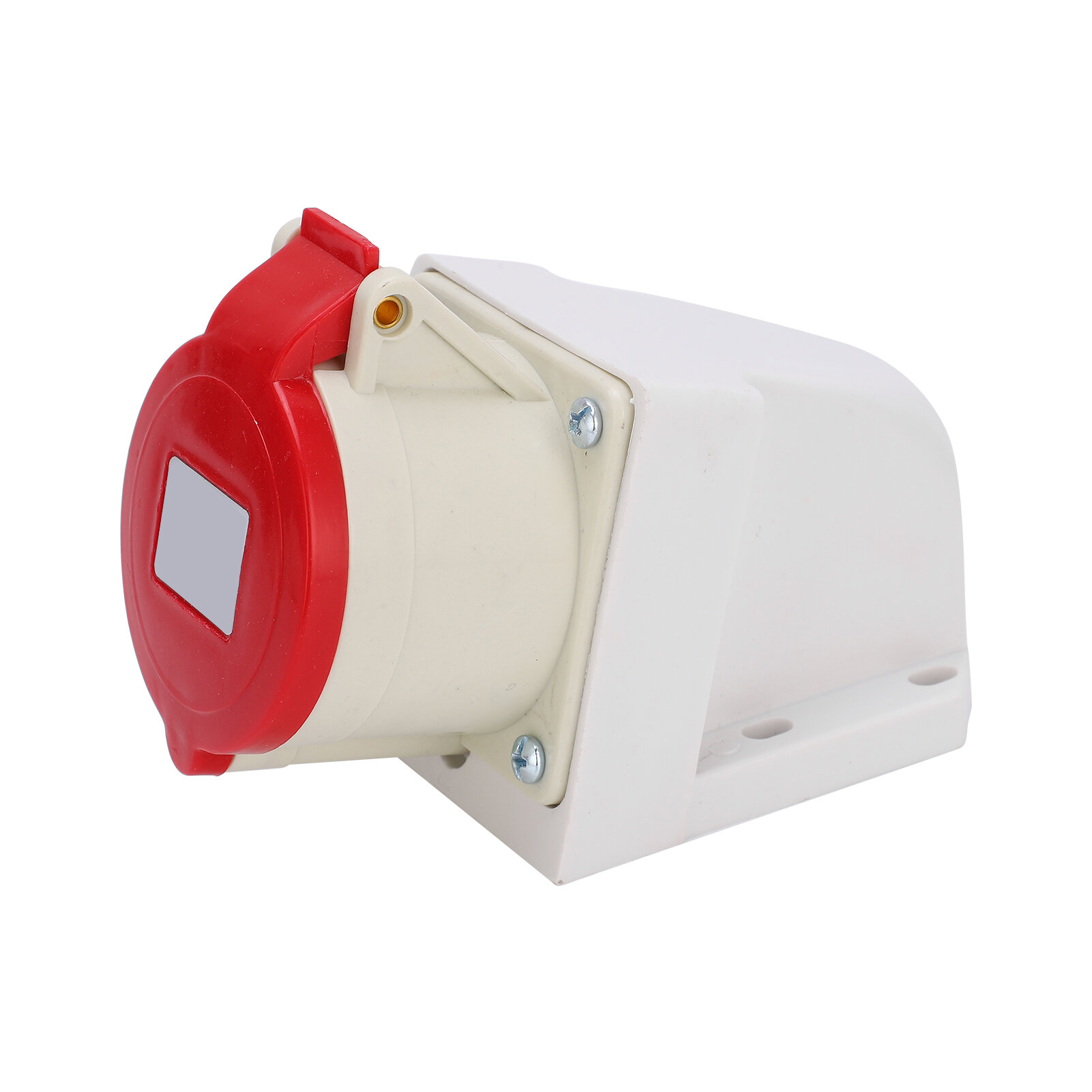 2pcs 4pin Industrial Socket 32a 3 фазы IP67 водонепроницаемое изолированное настенное крепление 380415V 3p+n+e