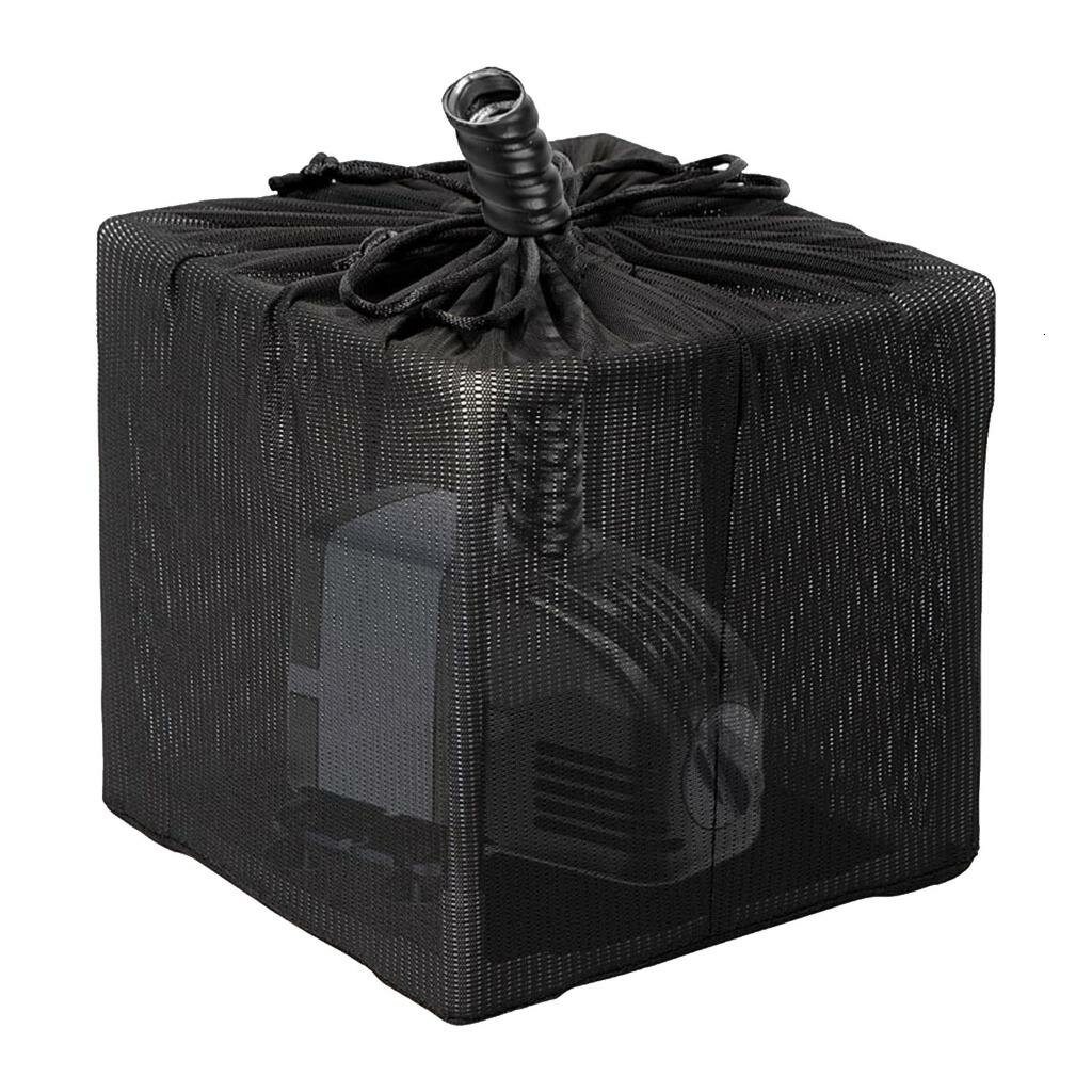 Сетчатый фильтрующий мешок, защищающий от засорения, с сетчатым экраном на шнурке, сумка для насоса для пруда