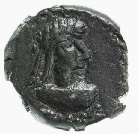 Боспор, Рискупорид V, Статер в слабе ННР ХF40 чекан Пантикапей 330 - 331 год н э , Материал неопределен, в сохранности XF40