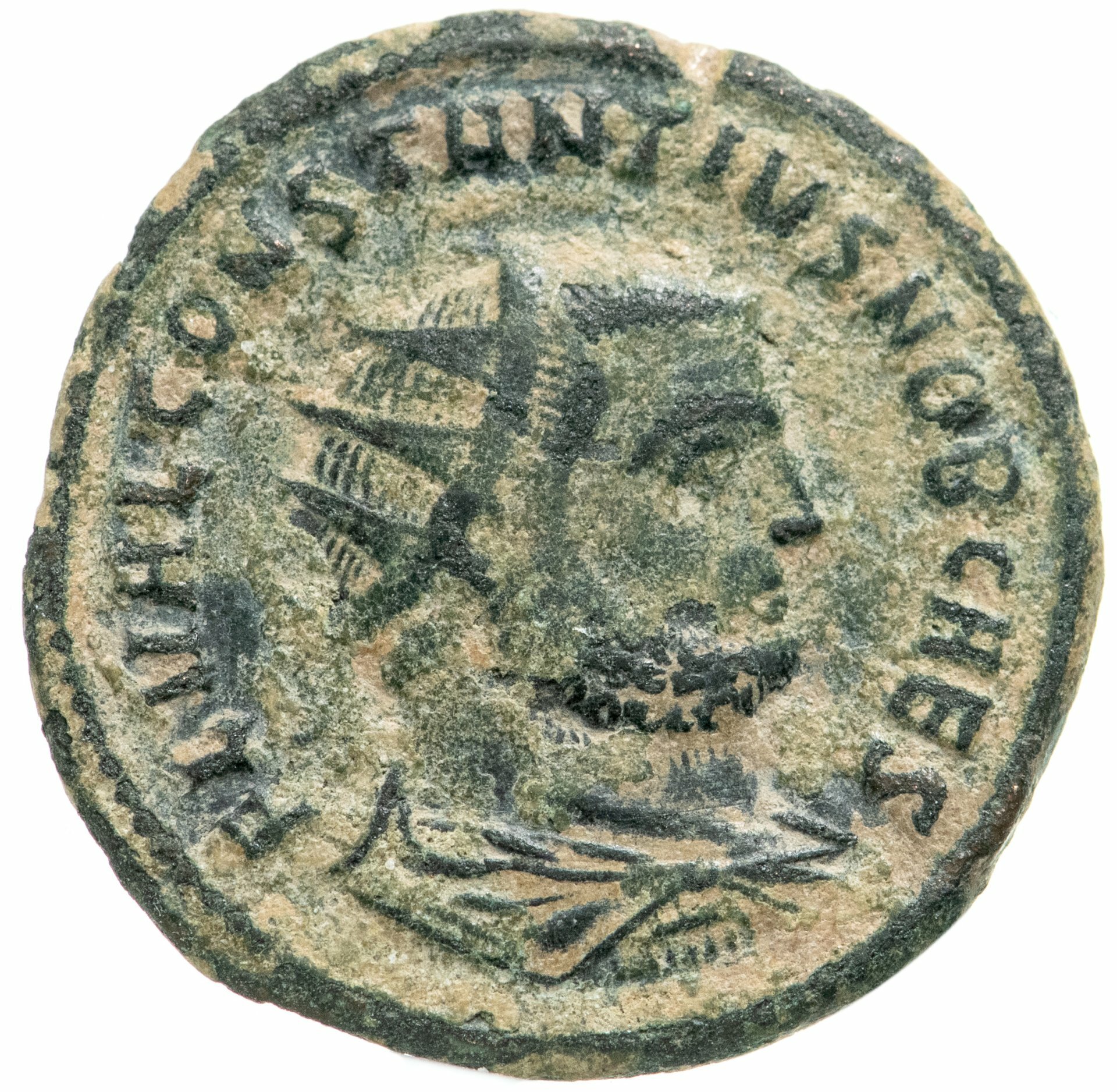 Римская империя, Констанций Хлор, 293-306 годы, Антониниан , Медь, в сохранности VF-XF