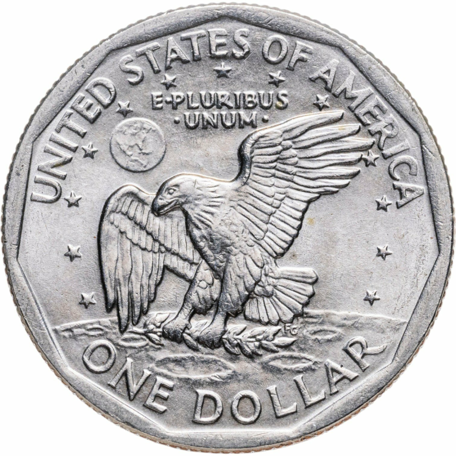 США 1 доллар dollar 1979-1980 "Сьюзен Энтони" случайный монетный двор, Медь, в сохранности XF-UNC