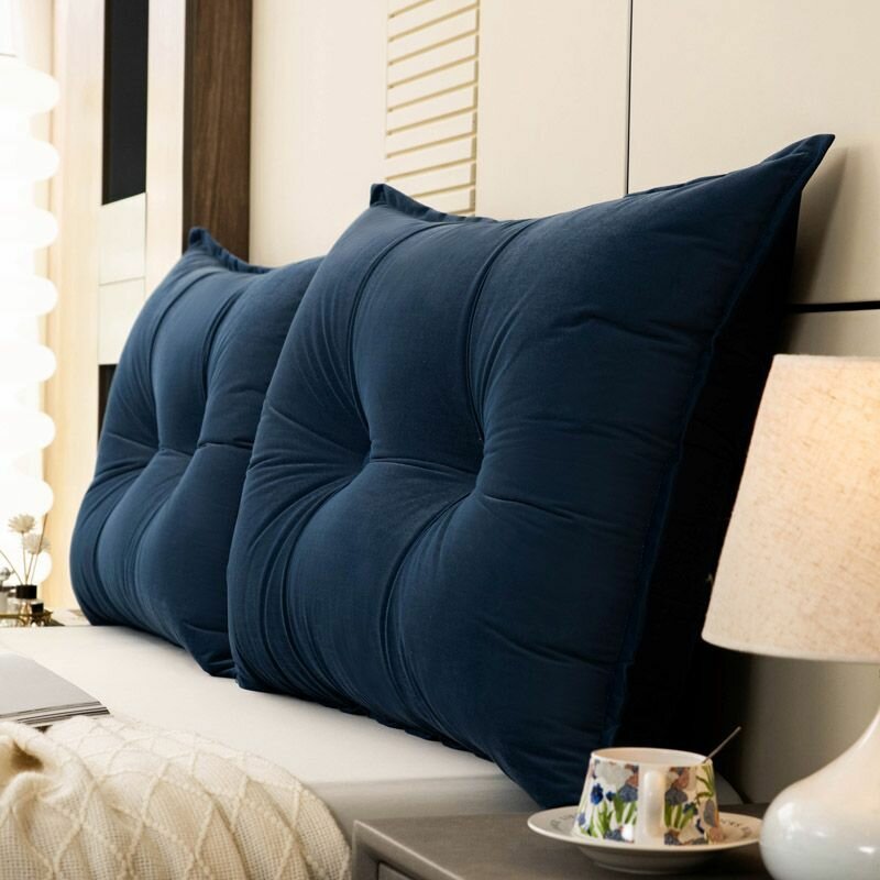 Легкая роскошная прикроватная мягкая подушка, прикроватный мягкий комплект, татами подушка, подушка для дивана в гостиной, подушка для поясницы, двойная спинка, съемная и стираемая