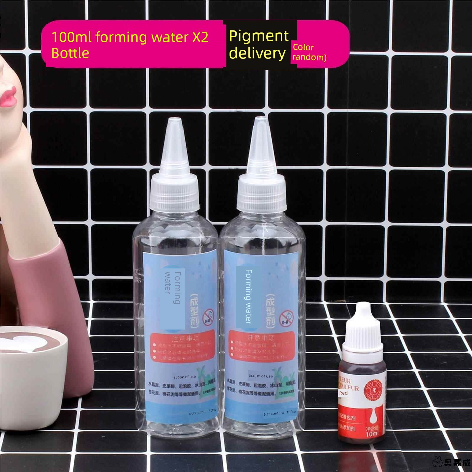 Большая бутылка для формованной воды «Слайм-фея» для изготовления пенящейся глины, нетоксичная, без боракса, дешевые