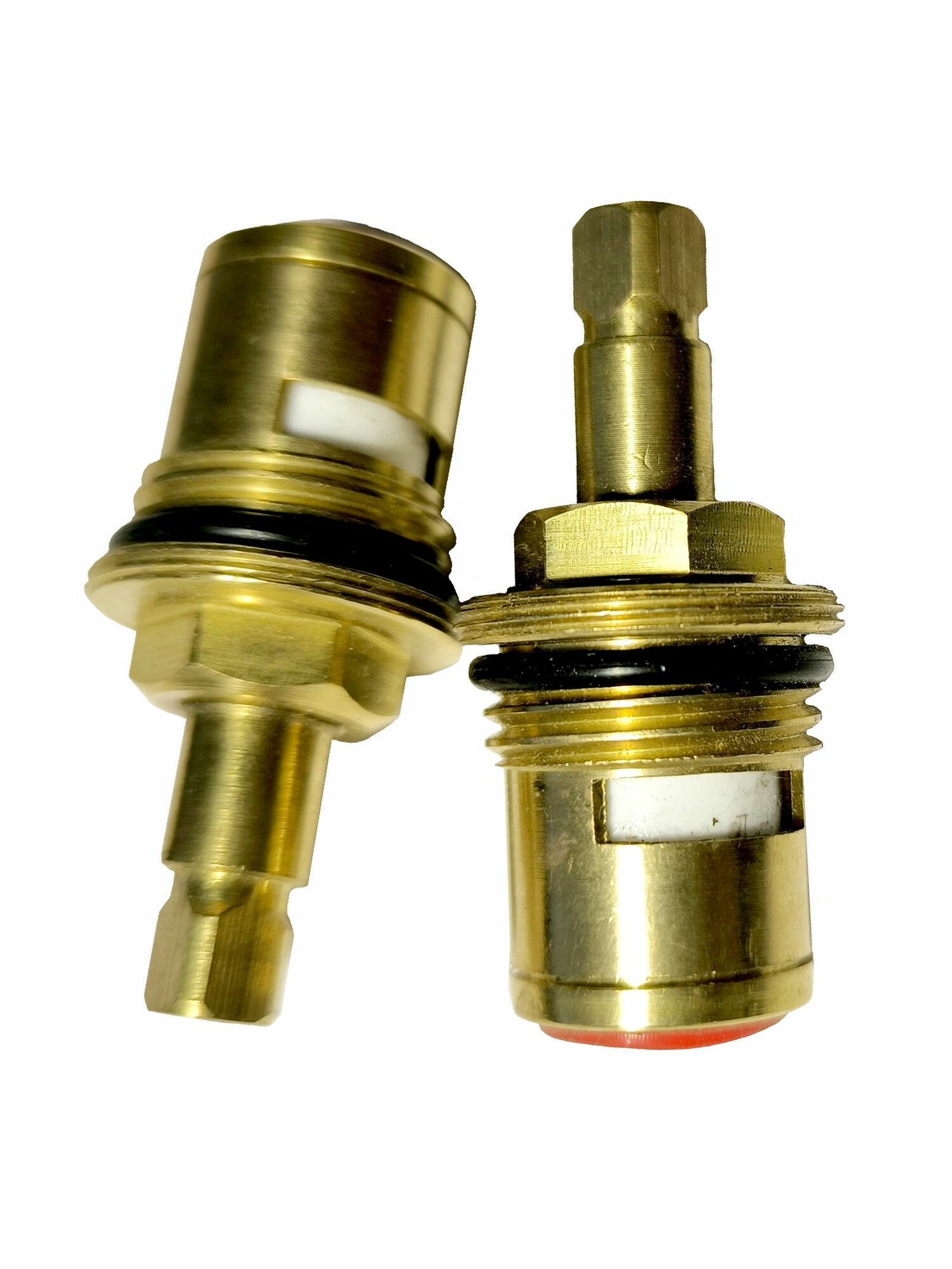 Кран-букса латунная усиленная (2 шт. комплект) с керамическими пластинами