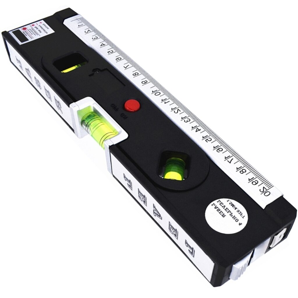 Лазерный двухпроводной горизонтальный линейный одноточечный уровнемер декоративная линейка "четыре в одном"