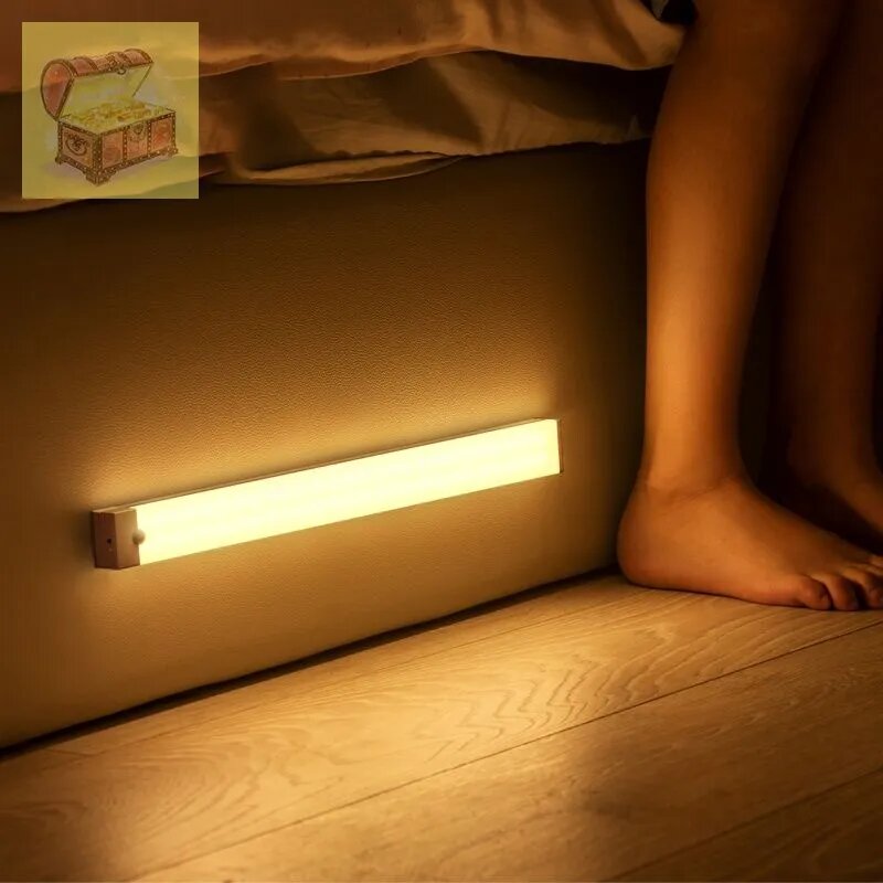 Теплый Светильник Ночной светильник Rechargeable Sensor Night light, Белый,30cm