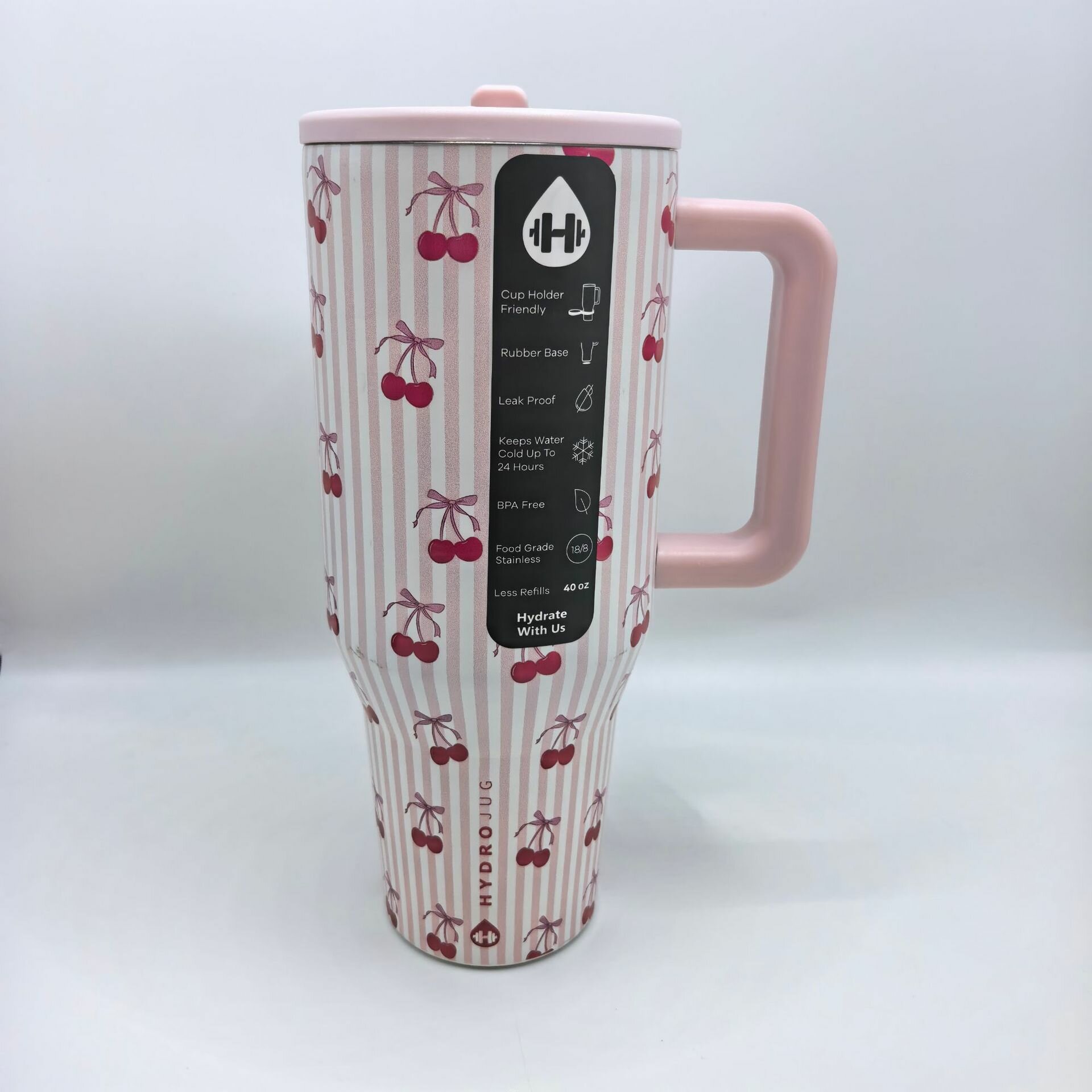 Кросс-бордерный европейский и американский 32OZ 40oz ручка с герметичной крышкой HYDROJUG, большой объем, герметичный изолированный стакан для автомобиля