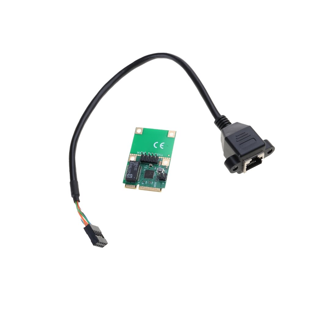 Карта Mini PCI-E Gigabit Ethernet PCI-Express Network 10/100/1000 Мбит/ с