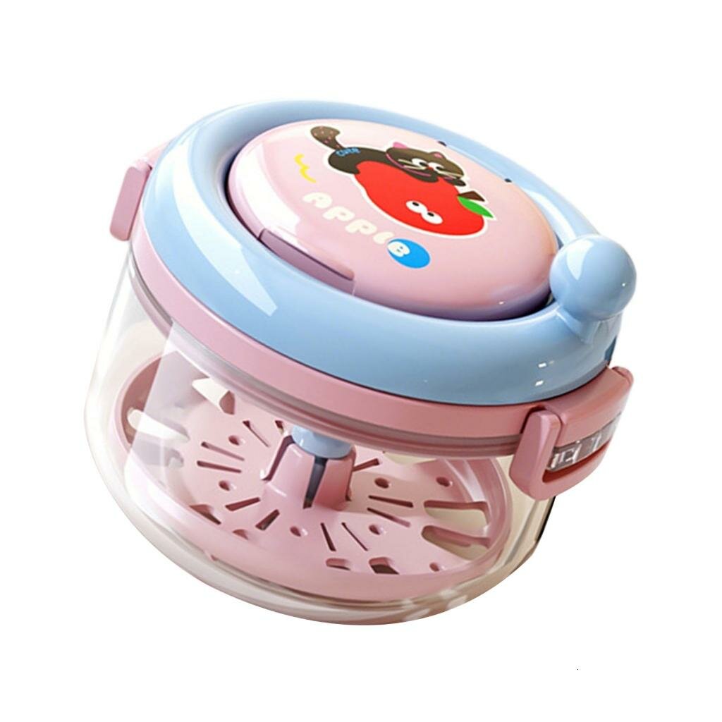 Набор для ухода за зубными протезами с ручной чисткой и зеркалом, пудрово-синий