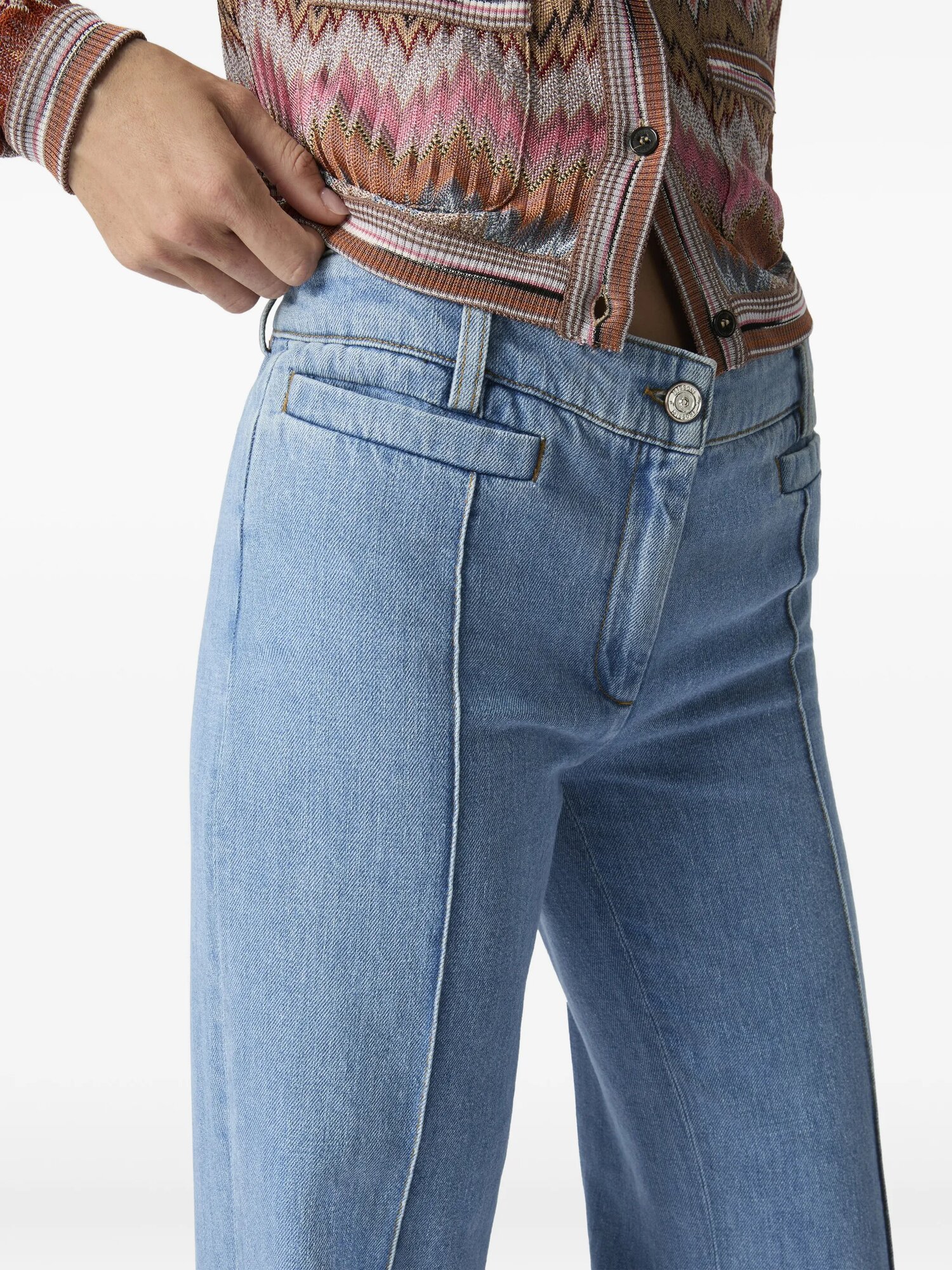 Джинсы Missoni Cuffed-hem jeans, размер 38, синий — фото 1
