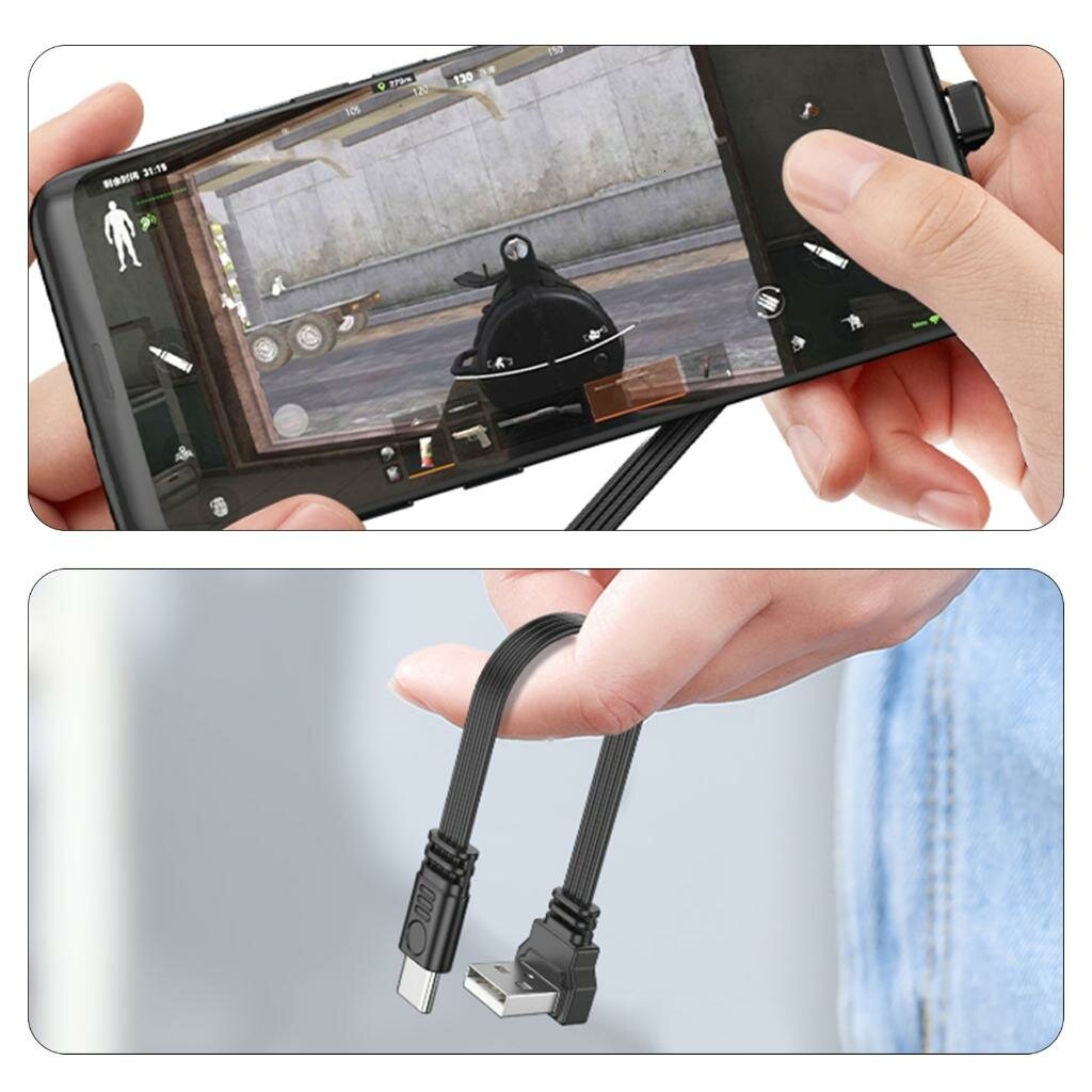 USB–Type-C кабель, 0.3m - USB A - Type C LR — фото 1