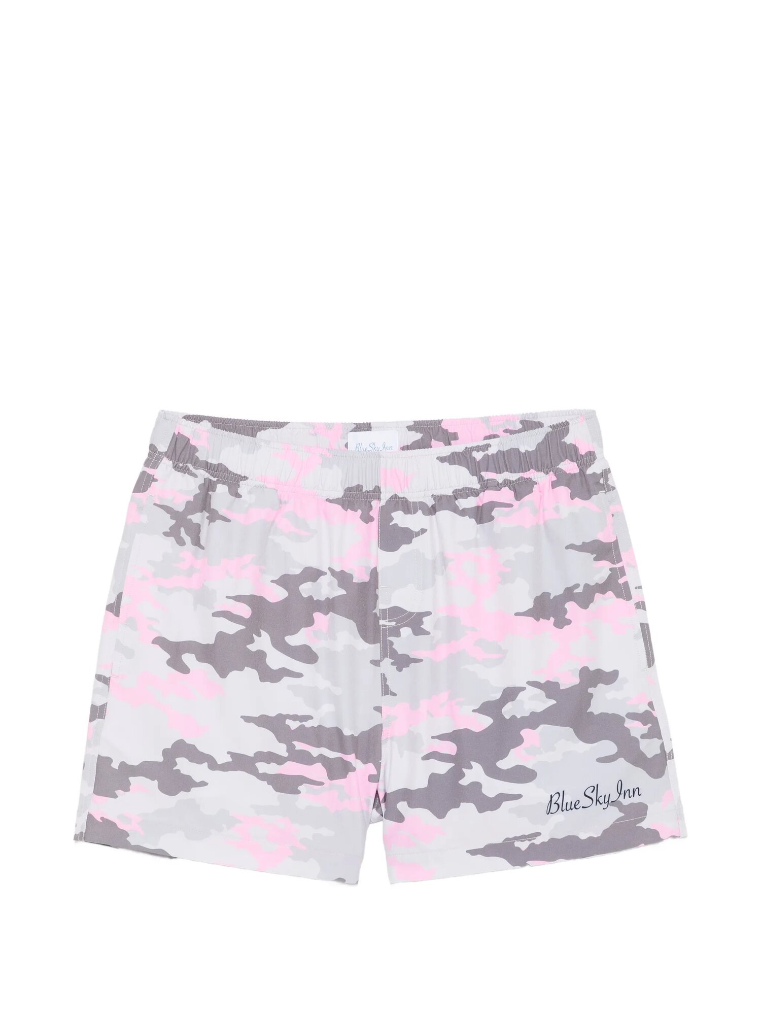 Шорты для плавания Camouflage-print logo-embroidered swim shorts