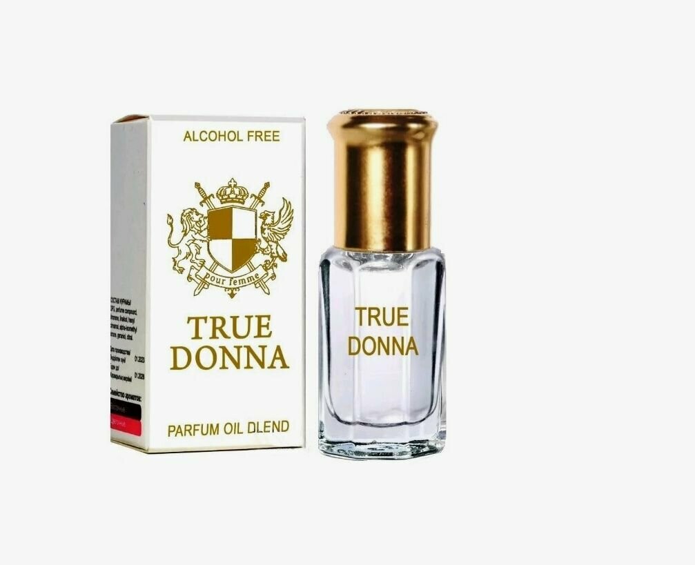 Парфюмерное масло True Donna, 6 мл