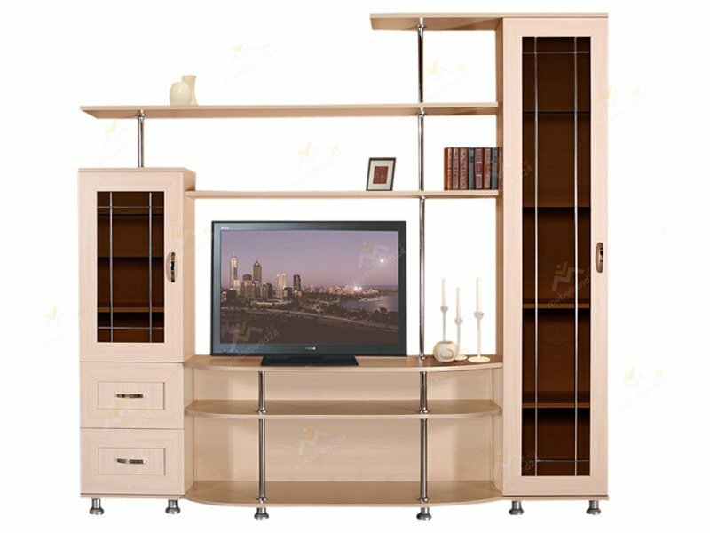 Стенка МебельЛэнд24 Санремо - 8 200x50x180 со шкафом