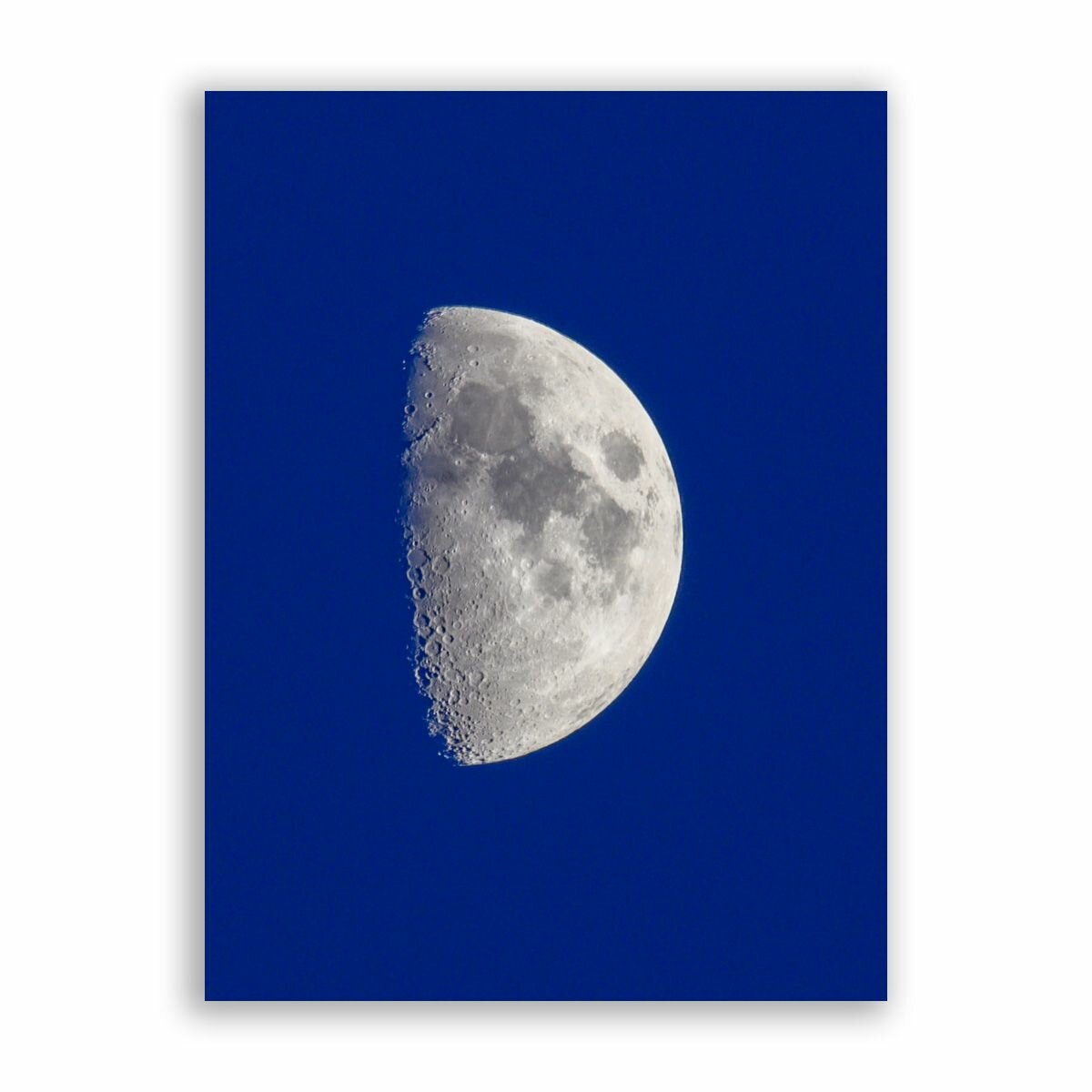 Постер, плакат на бумаге / Moon / Луна / Размер 40 x 53 см