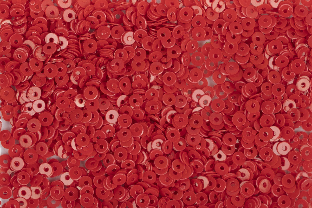 Пайетки россыпью "Zlatka" ZF-09/1 3 мм 10 г №06 красный