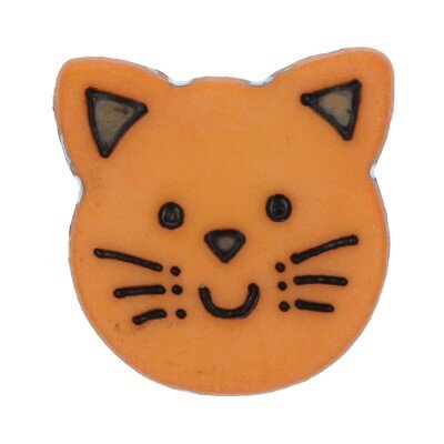 Пуговица "Gamma" AY 9998 24 " ( 15 мм) № D043 светло-оранжевый