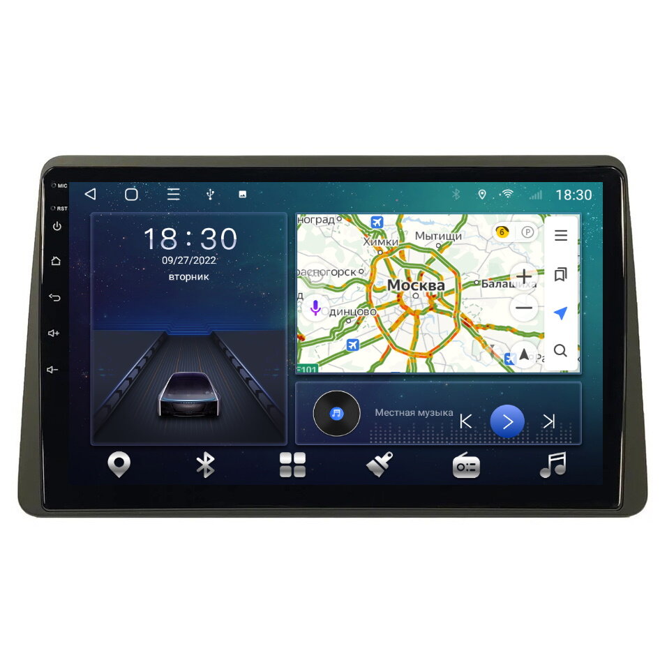 Магнитола CRS-300 Рено Дастер 2 Renault Duster 2021-2023 - Android 13 - Процессор 8 ядер - Память 4+64Gb - Carplay - DSP 36 полос - 4G(Sim)