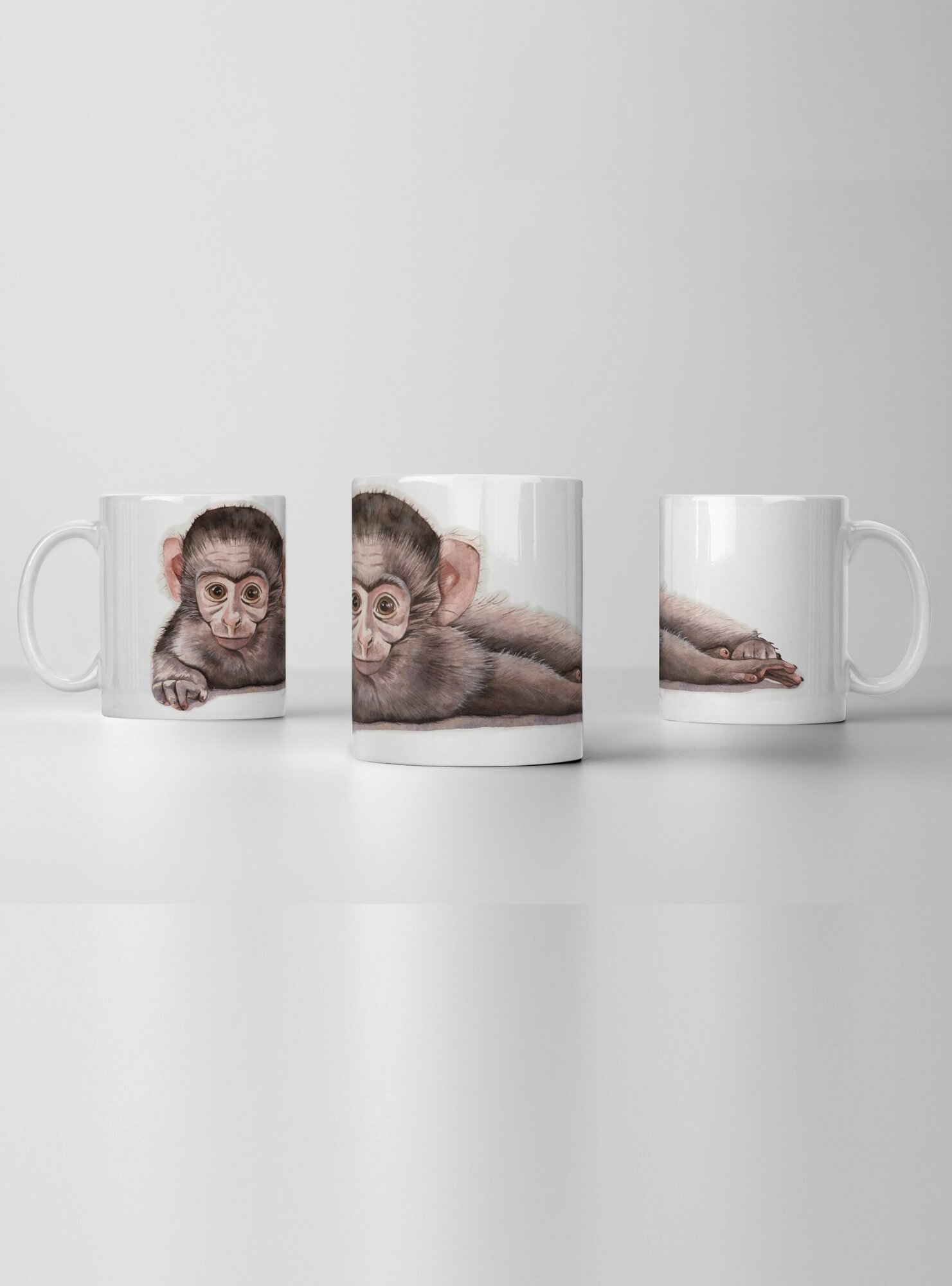 Кружка cooperative.moscow " Мартышка " (кружка с Мартышкой , Мартышка , кружка Мартышка , подарок с Мартышкой , питомец, кружка с животным, подарок с любовью, кружка с питомцем) , 330 мл, 1 шт