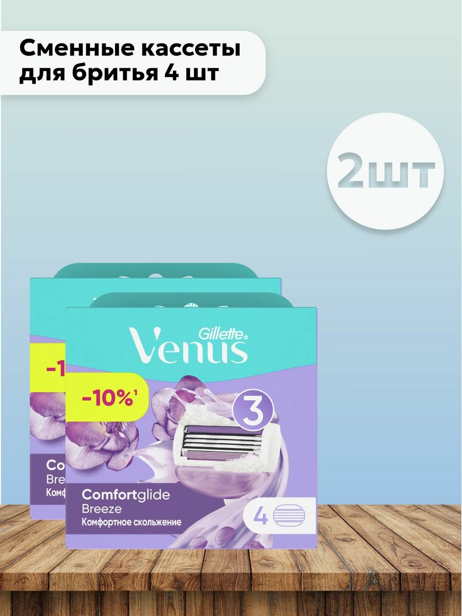 Набор 2 шт Gillette Venus comfort slide - Сменные кассеты