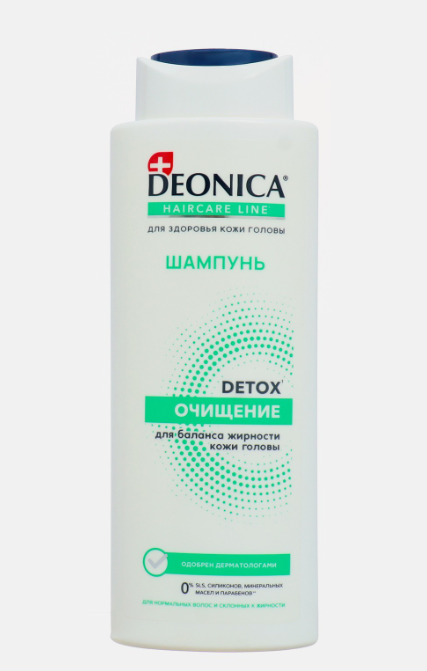 Шампунь для волос Deonica Detox очищение, 380 мл